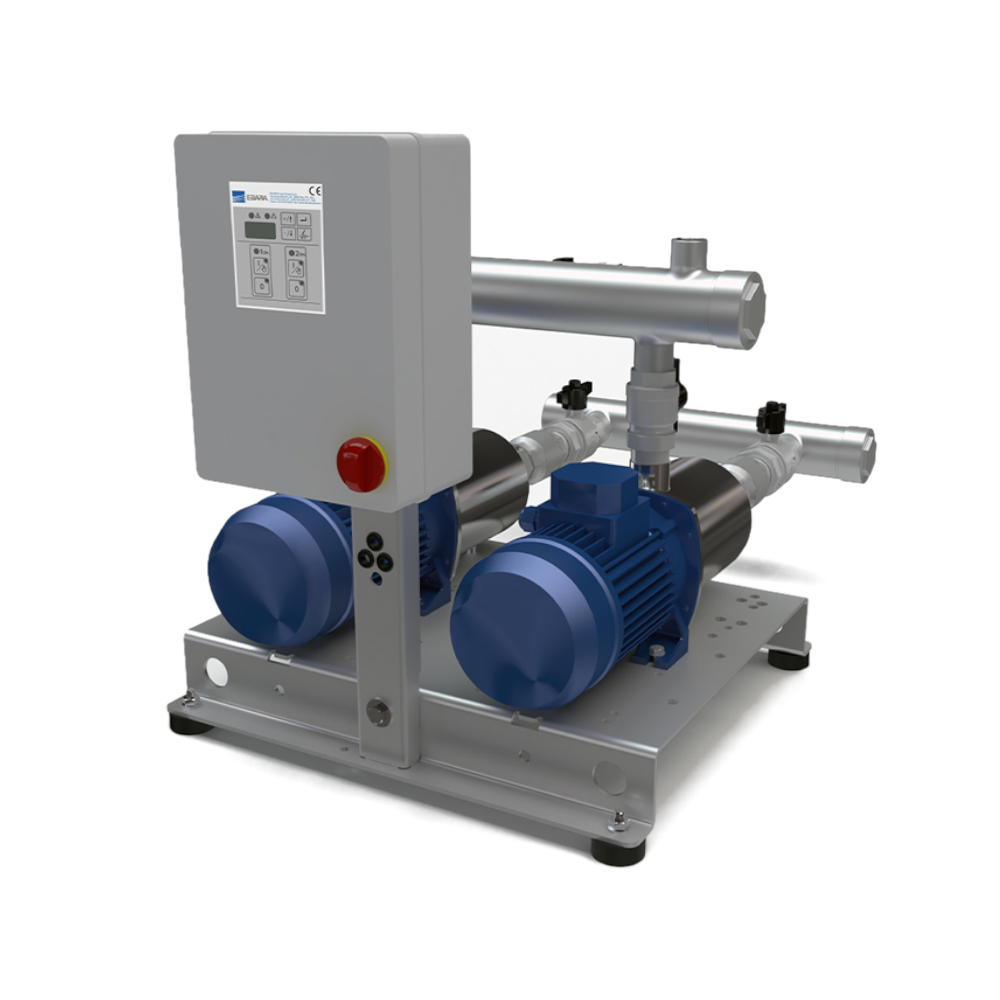 Gruppo pressurizzazione Monofase EBARA 2GP Compact A/15M 1,5HP+1,5HP