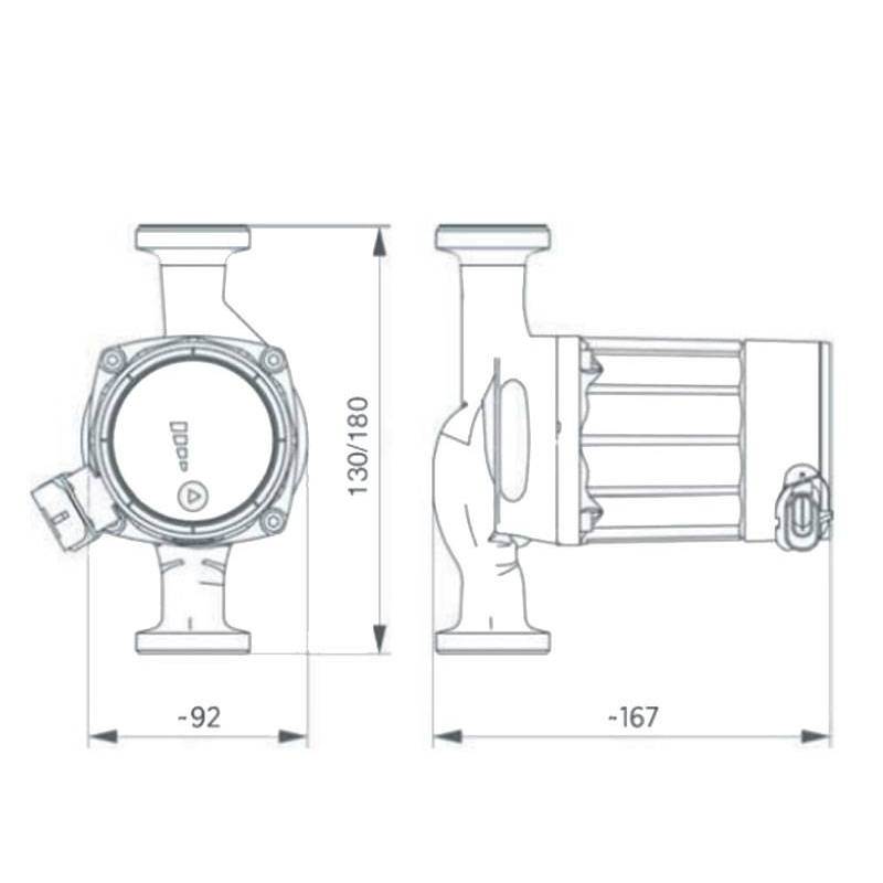 Circolatore Elettronico EBARA Ego W1 25/60 - 130 cod. 1576000360 - TIS